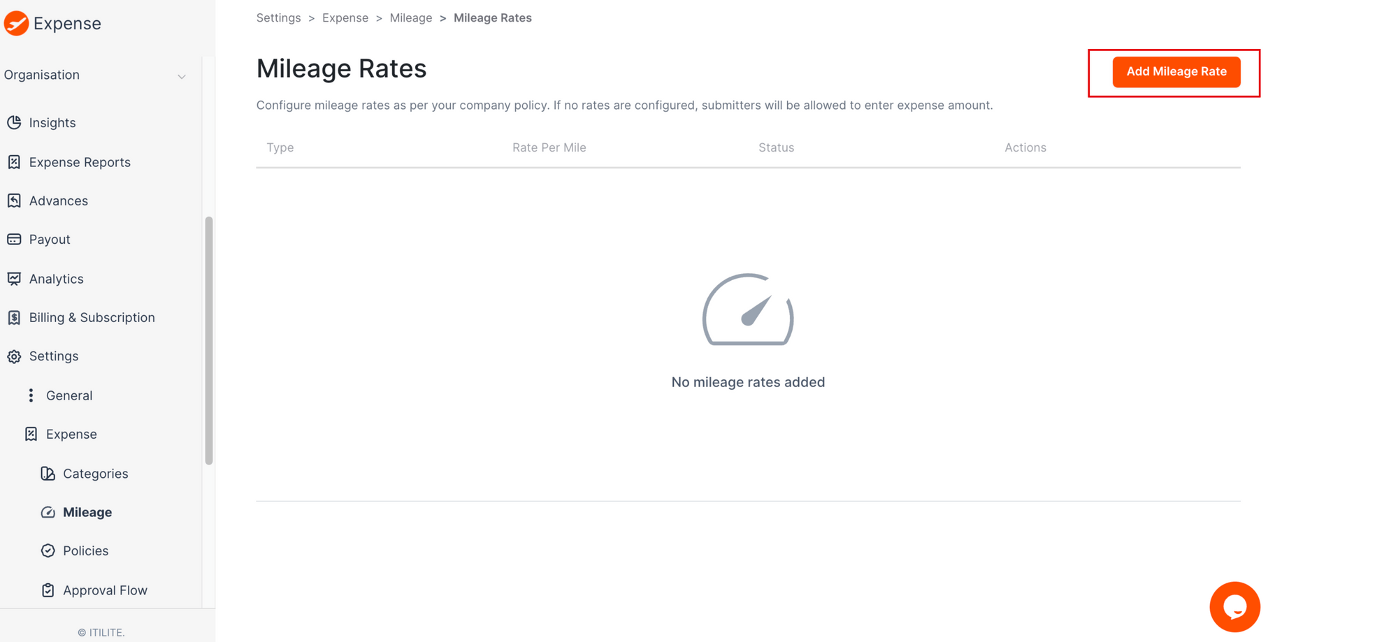 How to configure mileage rates?
