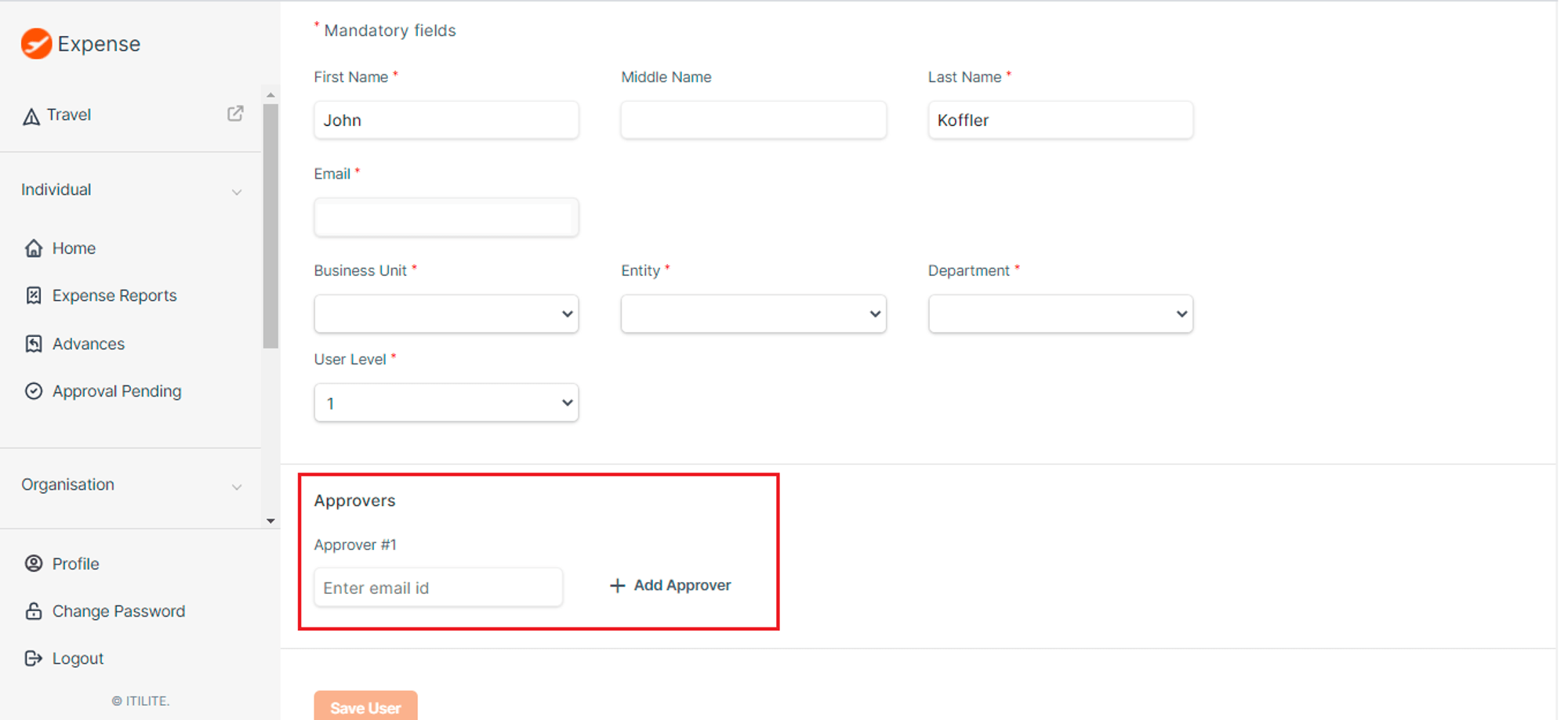 How to add/map approvers?